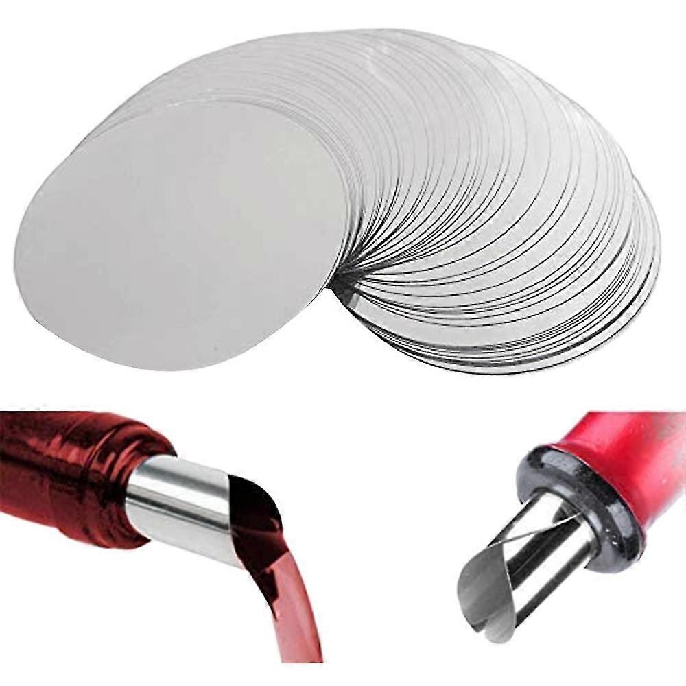 150 Pcs 3 Inch Silver Wine Pourer Discs Drip-proof Drop Drip Stop ...