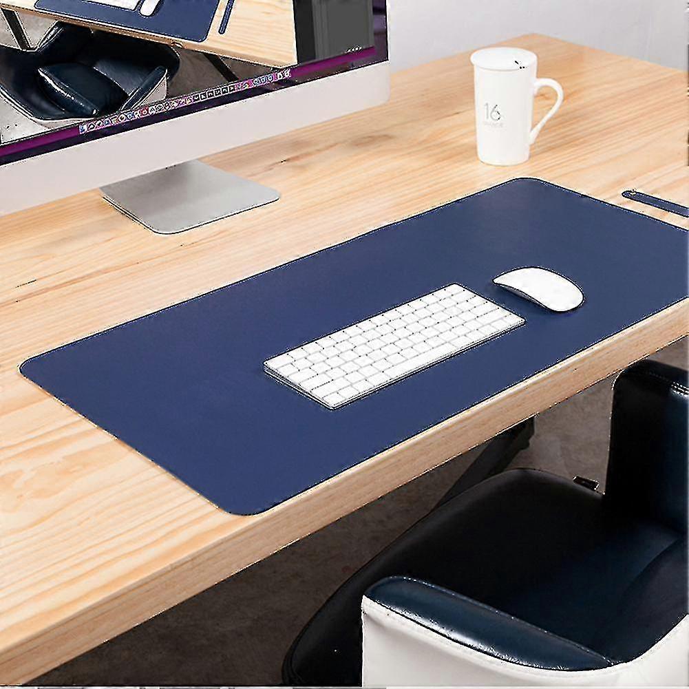 Dual-sided Desk Pad Waterproof Leather Office Desk Mat Pu Mouse Pad ...