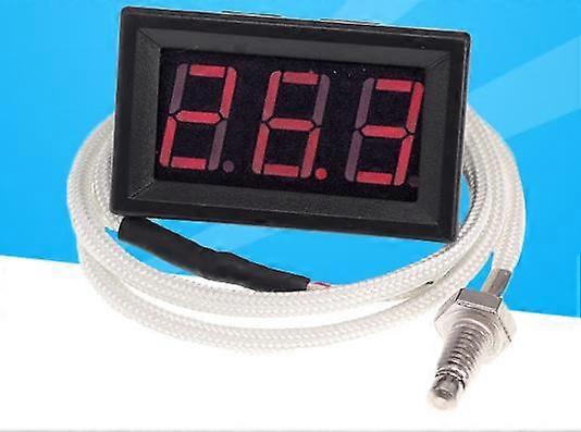 Red High Temperature Digital Thermometer K Type Thermocouple Industrial ...