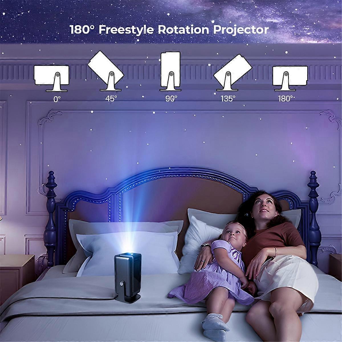 H320 Smart TV Projector Android 13 Wifi6 300 ANSI 180 Flexible BT 5.0 ...