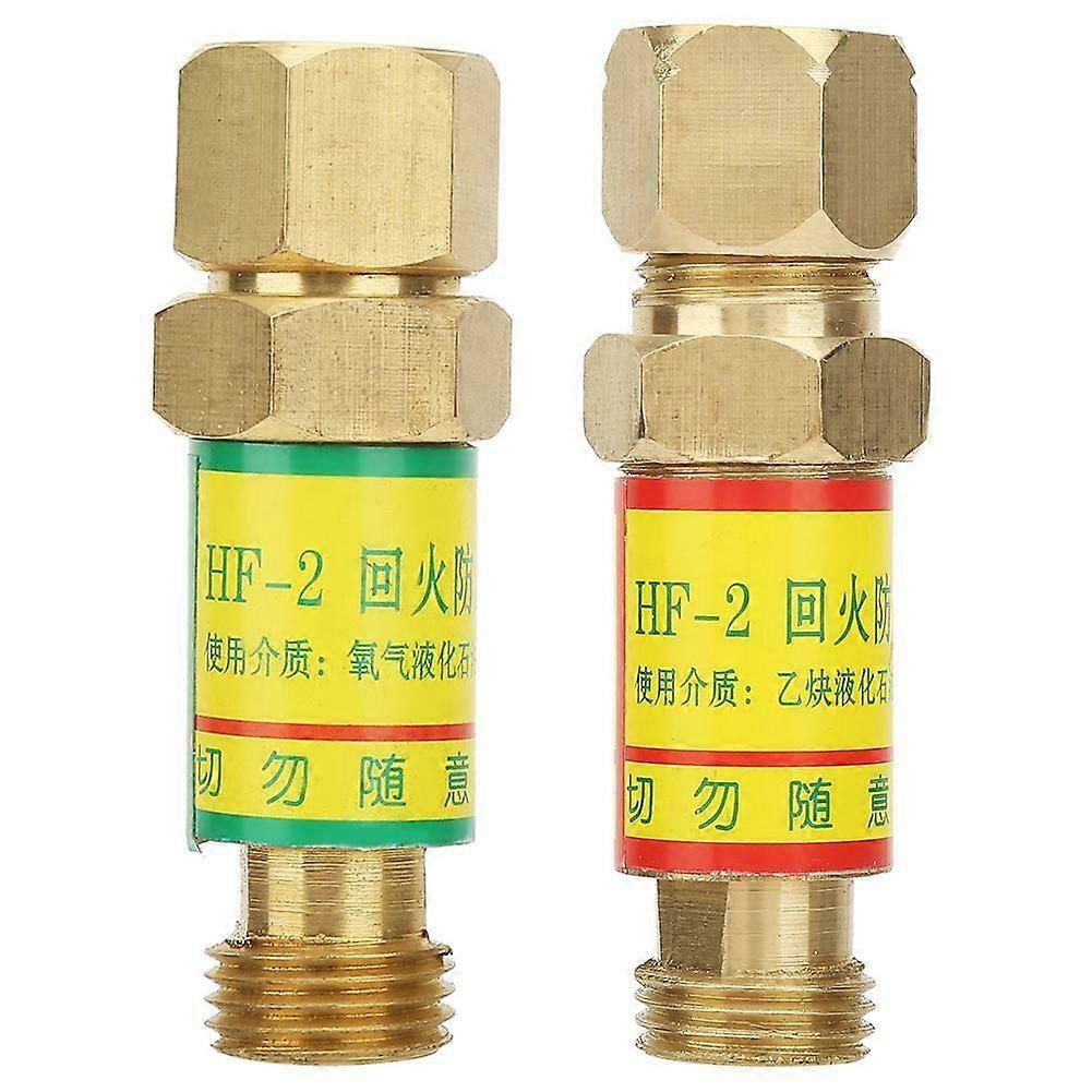 Oxygen Acetylene Flashback Arrestor Fireback Preventer Welding Cutting ...