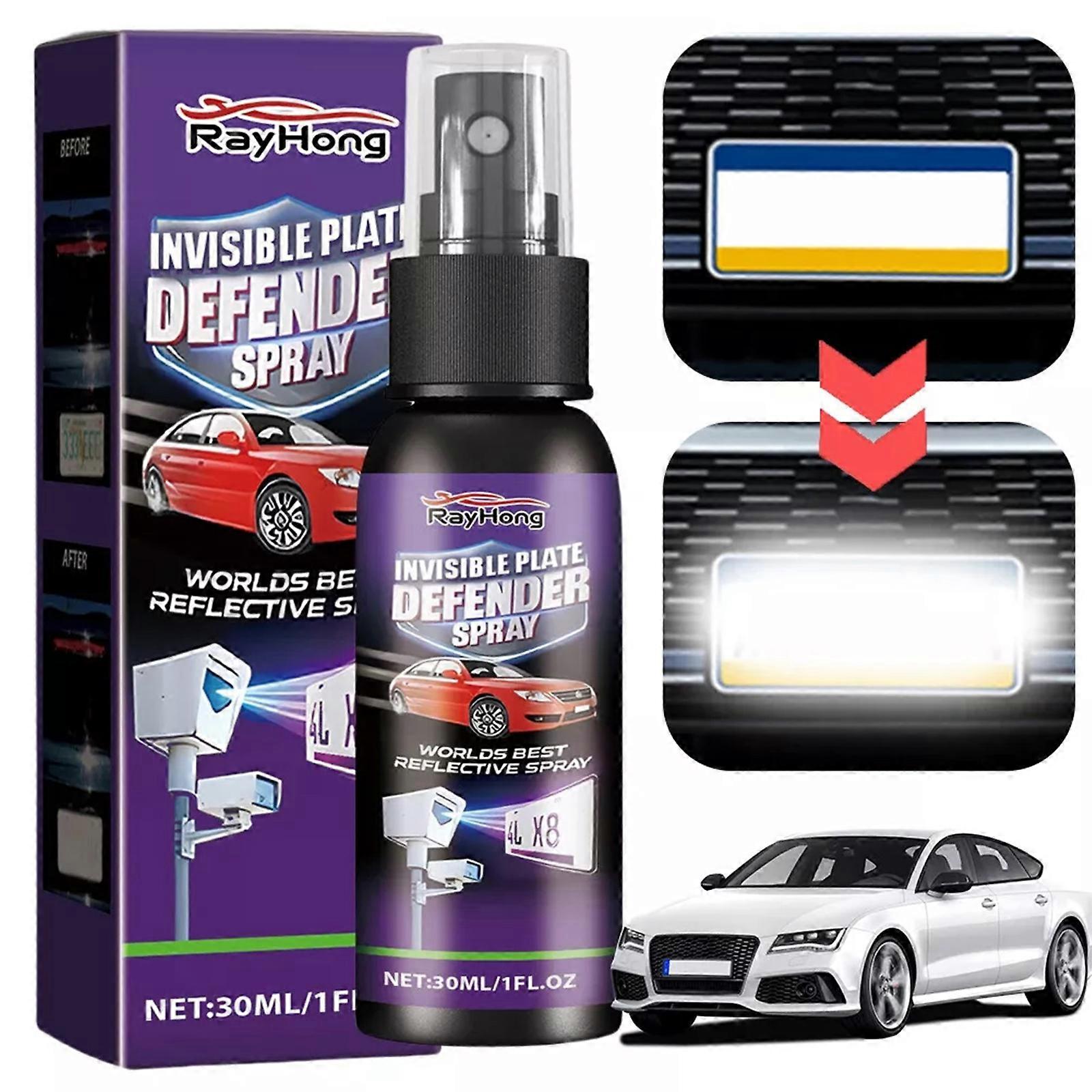 30Ml.Licence.Plate Defenders Spray Long Lasting Stealth Plate Light ...