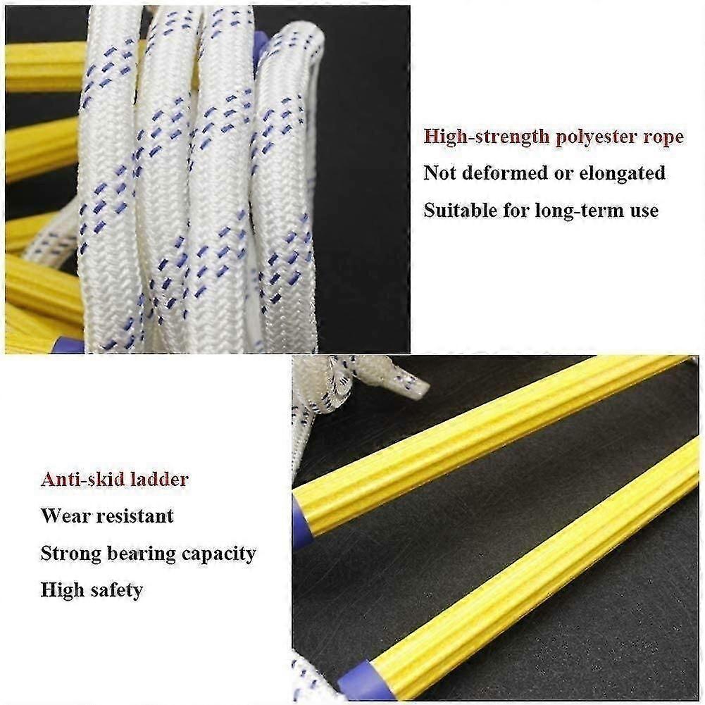6.5ft Flexible Ladder Rope Ladder Insulated Ladder Ladder Rock Anti ...
