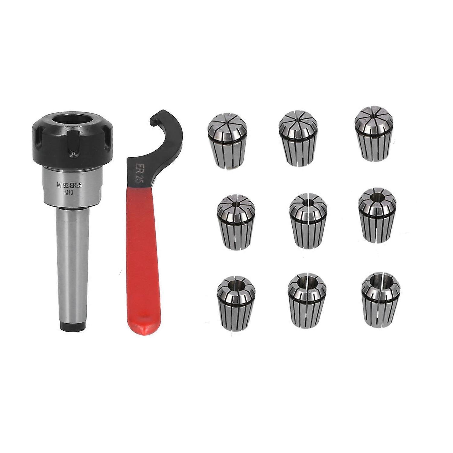 ER25 Spring Clamps Morse Taper Connecting Shaft Collet Chuck Morse ...