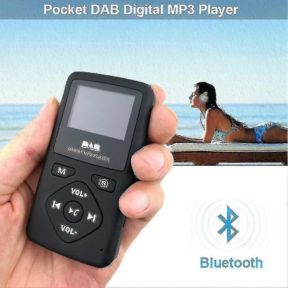Portable Pocket Dab Radio Digital Bluetooth Mp3 Player For Hiking ...