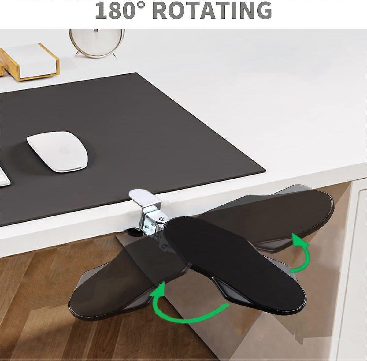 Ergonomic Arm Rest for Desk, 180 Rotatable Wrist Rest Holder, Elbow ...
