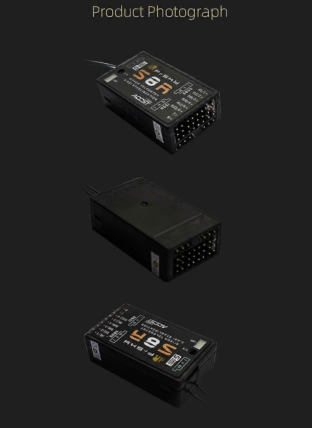 Frsky X-series S8r Receiver With 3-axis Stabilization Smart Sbus Port ...