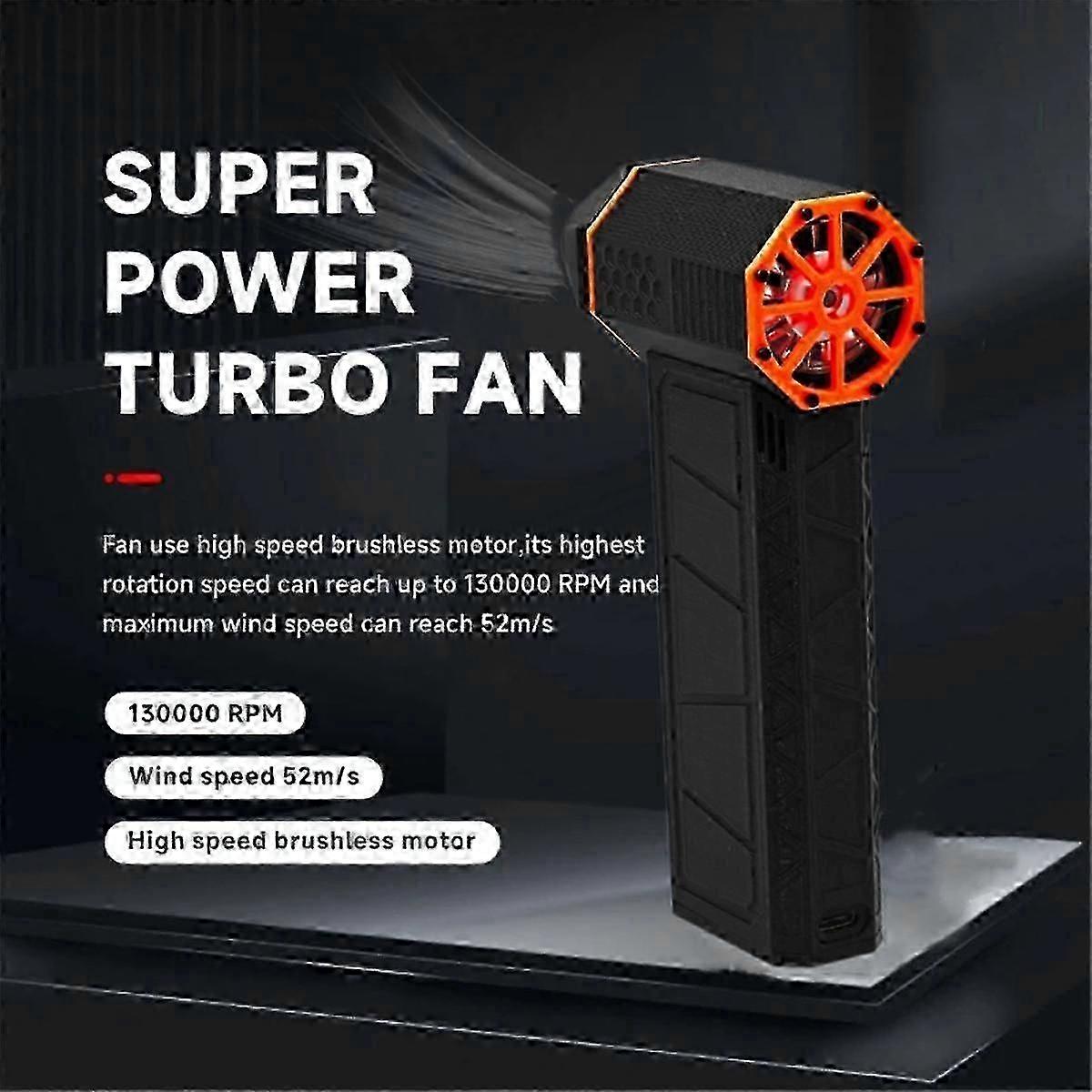 Turbo Jet Fan 130000RPM 52m/S High Speed Brushless Motor Violent Fan ...