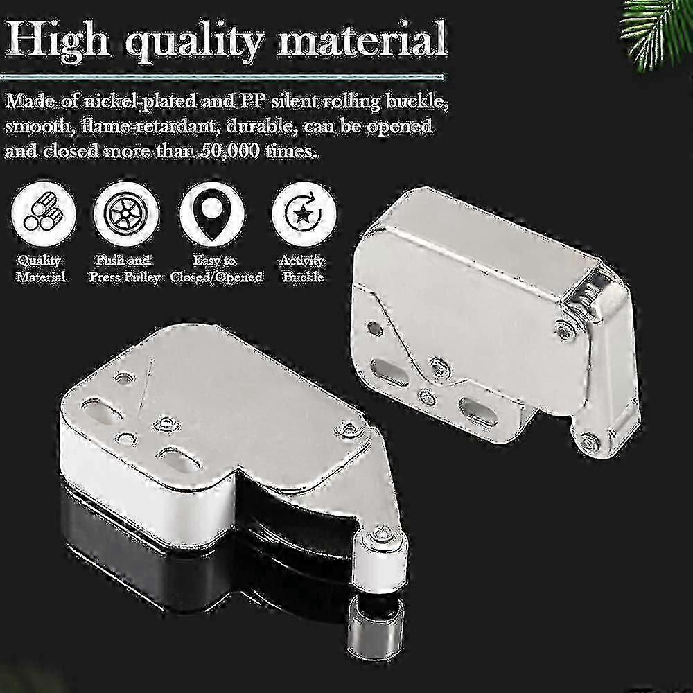 2 Pcs Mini Latch Automatic Spring Catch, Touch Open with Automatic for ...