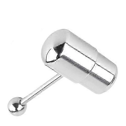 1Pc Cool Vibrating Barbell Tongue Rings Bars Piercing Stainless Steel ...