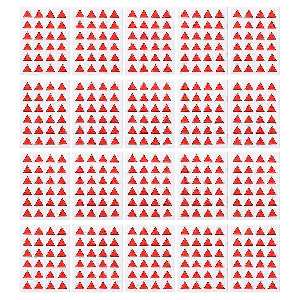 Sticker Labels Classification Triangle Stickers Practical Design For ...