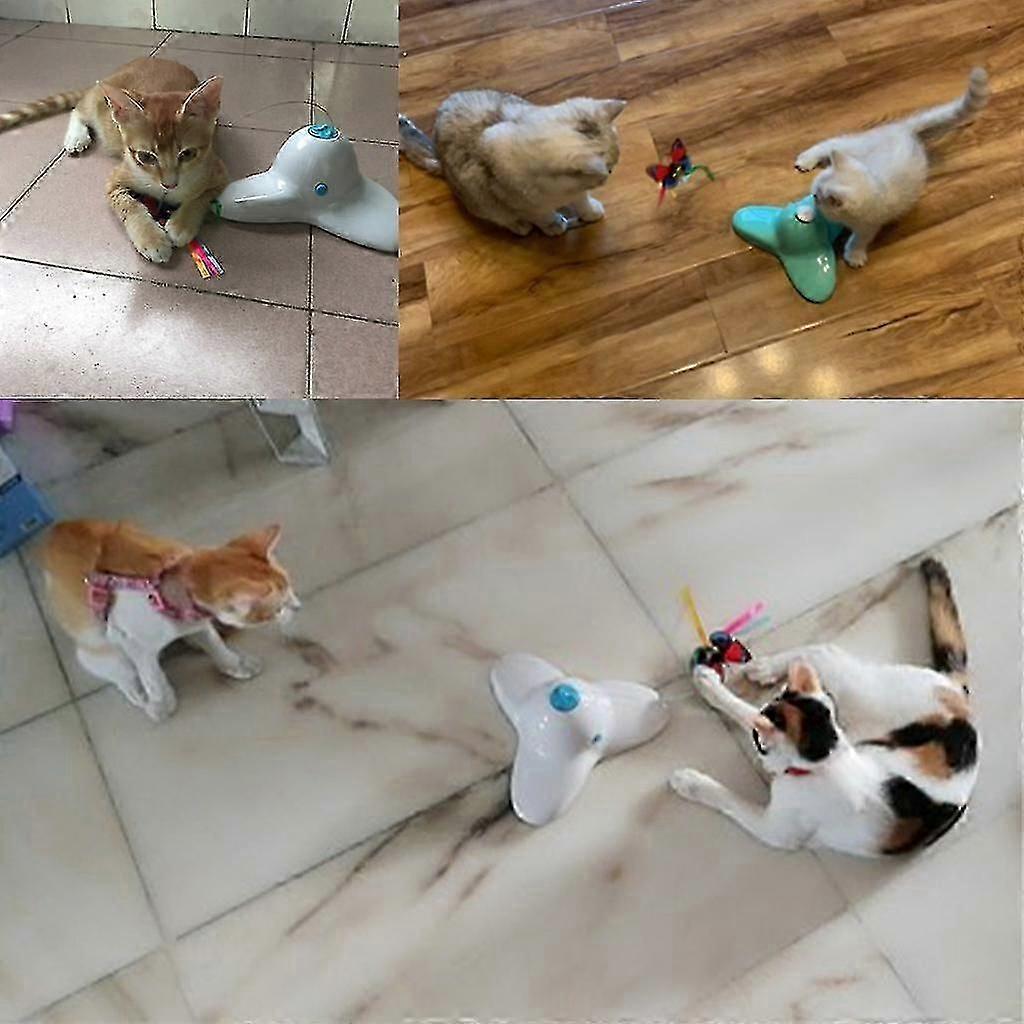 Electric Flutter Rotating For Butterfly Refills For Cat Teaser Toy ...