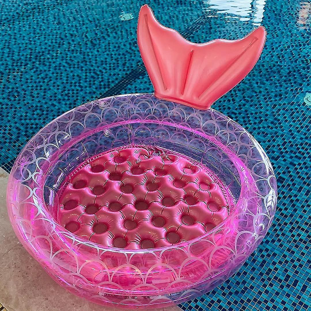 Inflatable Backyard Kiddie Mermaid Pools, Garden Round Swimming Pool ...