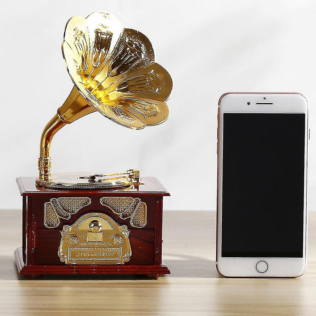 Antique Classical Retro Gramophone Music Box Home Decoration Creative ...