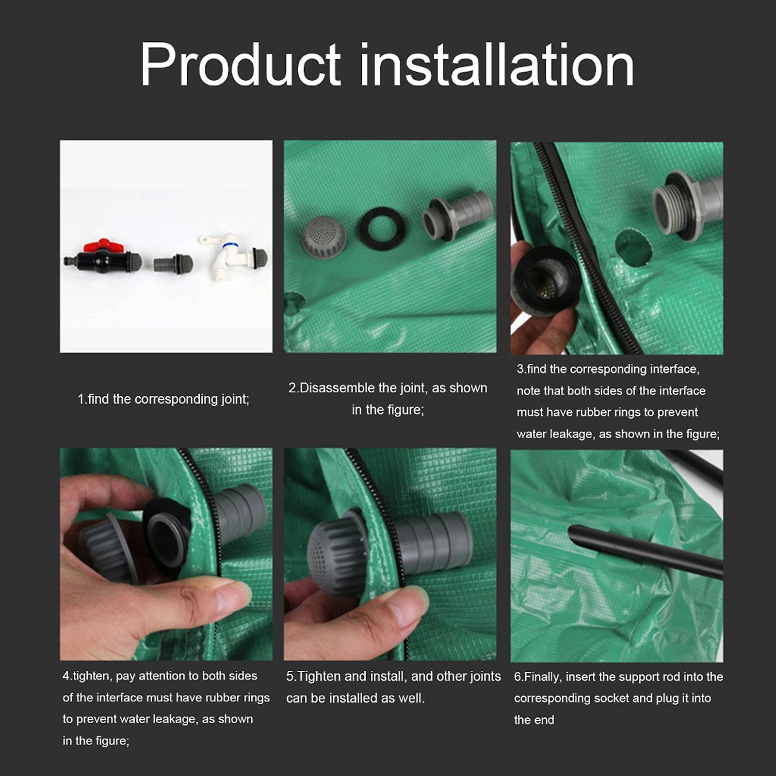 Collapsible Rain Barrel Collapsible Rain Water Catching System Water ...