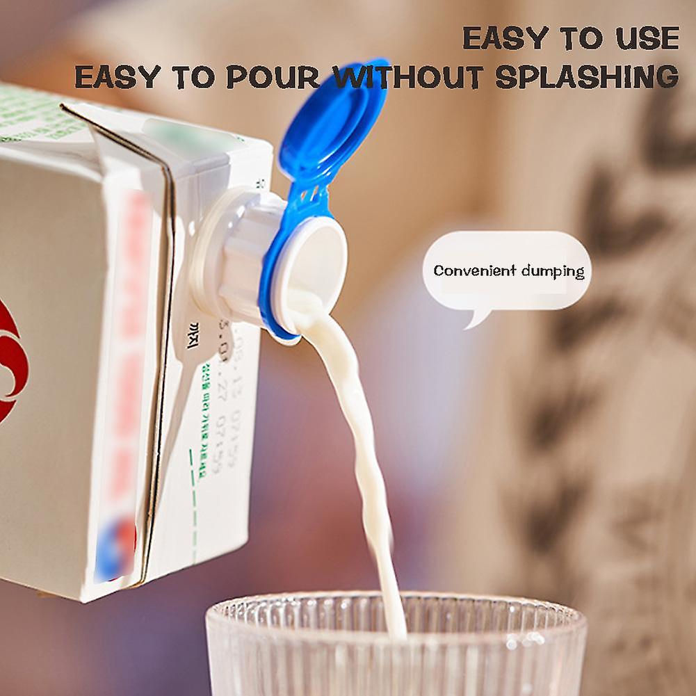 2Pcs Milk Carton Pourer Drink Deflector Box Lid Box Juice | Fruugo UK