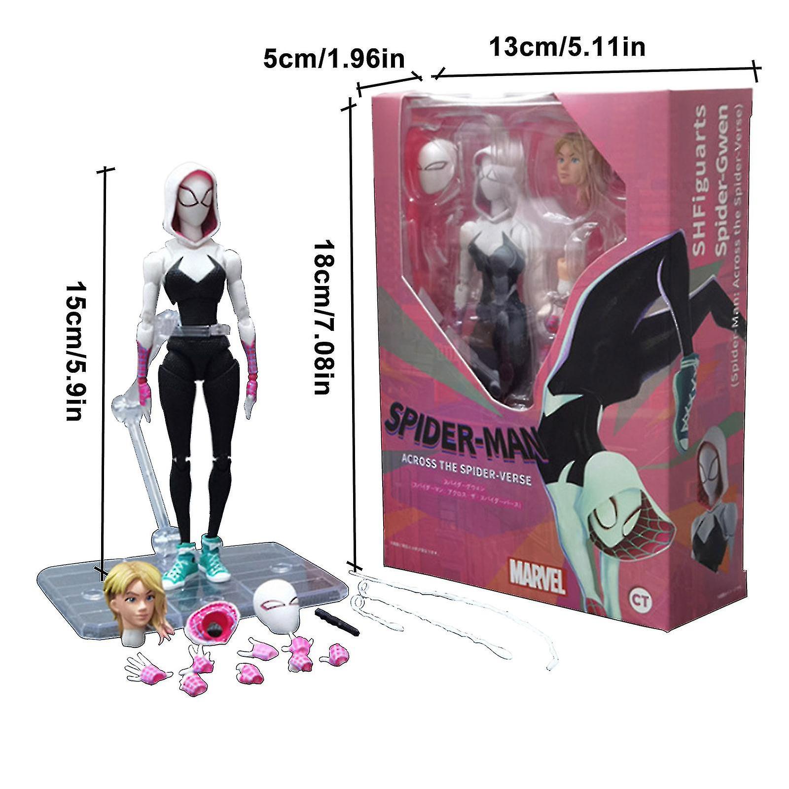 Shf Spider-man Across The Spider-verse Spider-gwen Gwen Stacy Action ...