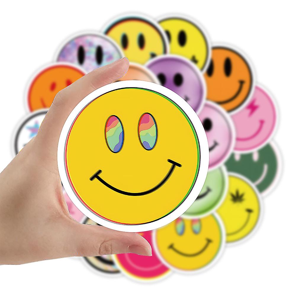 50 Sweet Smiley Stickers Positive Happy Symbols Waterproof Vinyl ...