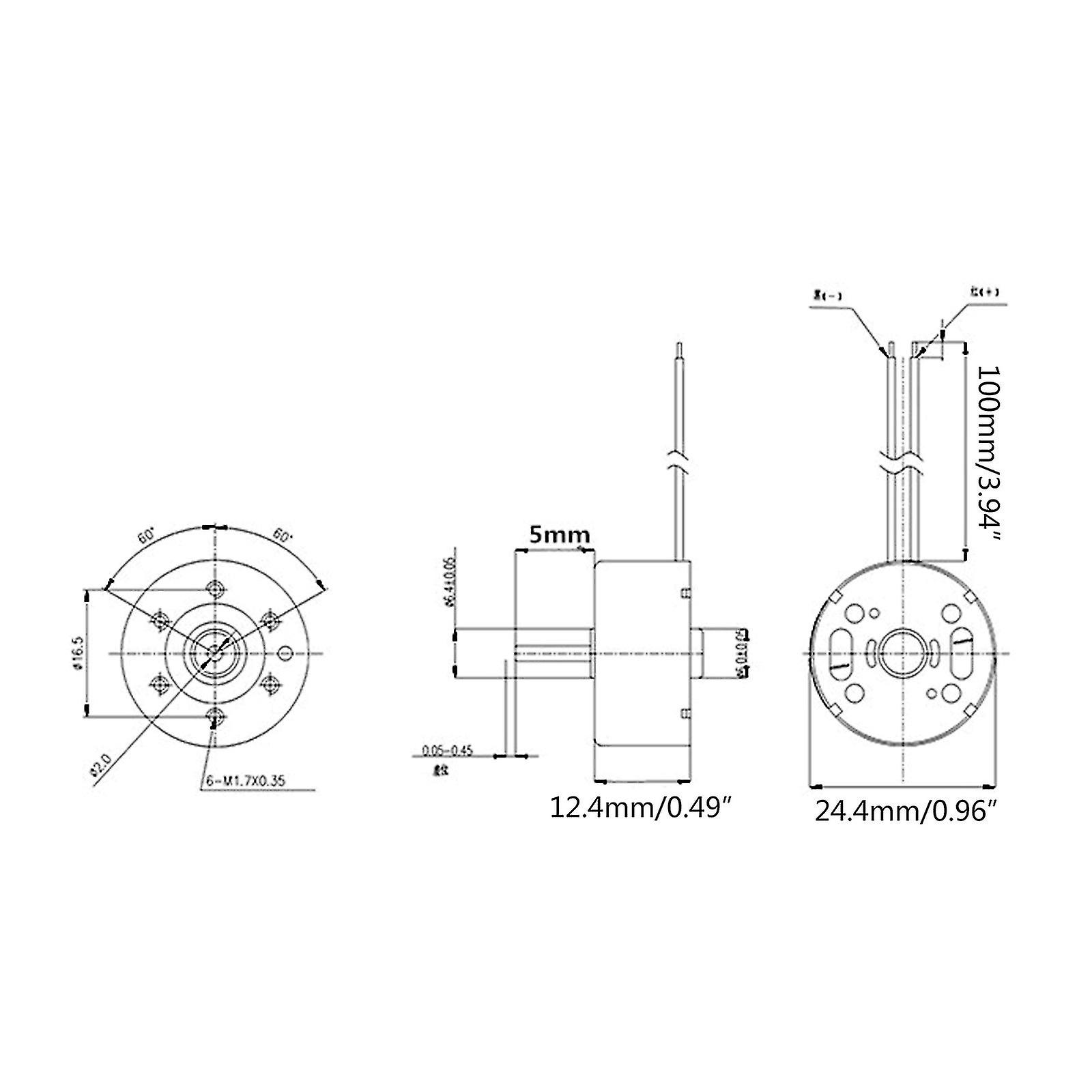Rf-300 Solar Motor Dc1.5v-6v Electric Toy Motor Handheld Fan Motor High ...