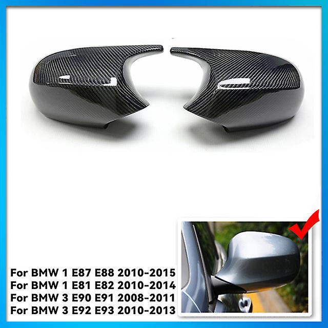 Rearview Mirror Covers for Bmw 1 3 Series E90 E91 E92 E93 E80 E81 E87 E88 Rear-View Carbon Fiber ...