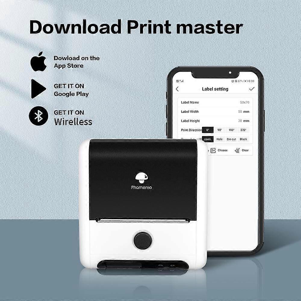 Phomemo Thermal Label Maker M200 Photo Big Sticker Printer Commercial ...