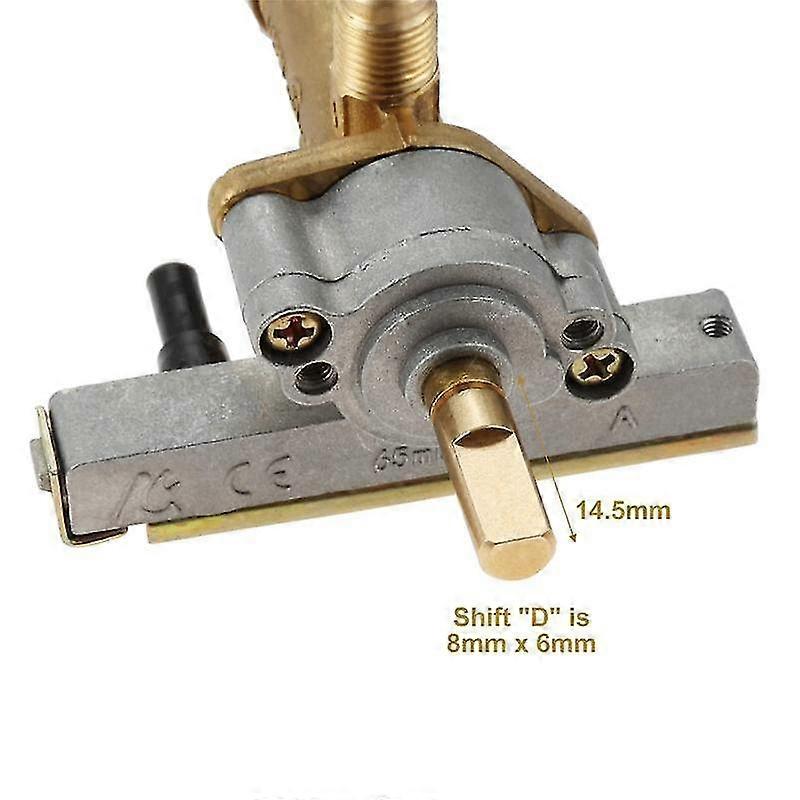 Gas Safety Control Valve with Piezo Push Ignition Device | Fruugo UK