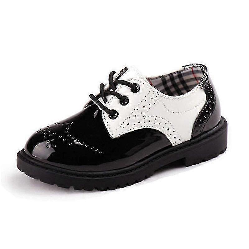 Children School Uniform Shoes Patent Leather Shoes Student Performance ...