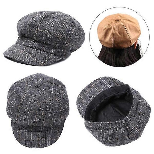 Octagonal Cap Hats Painter Newsboy Caps Ladies Berets | Fruugo UK