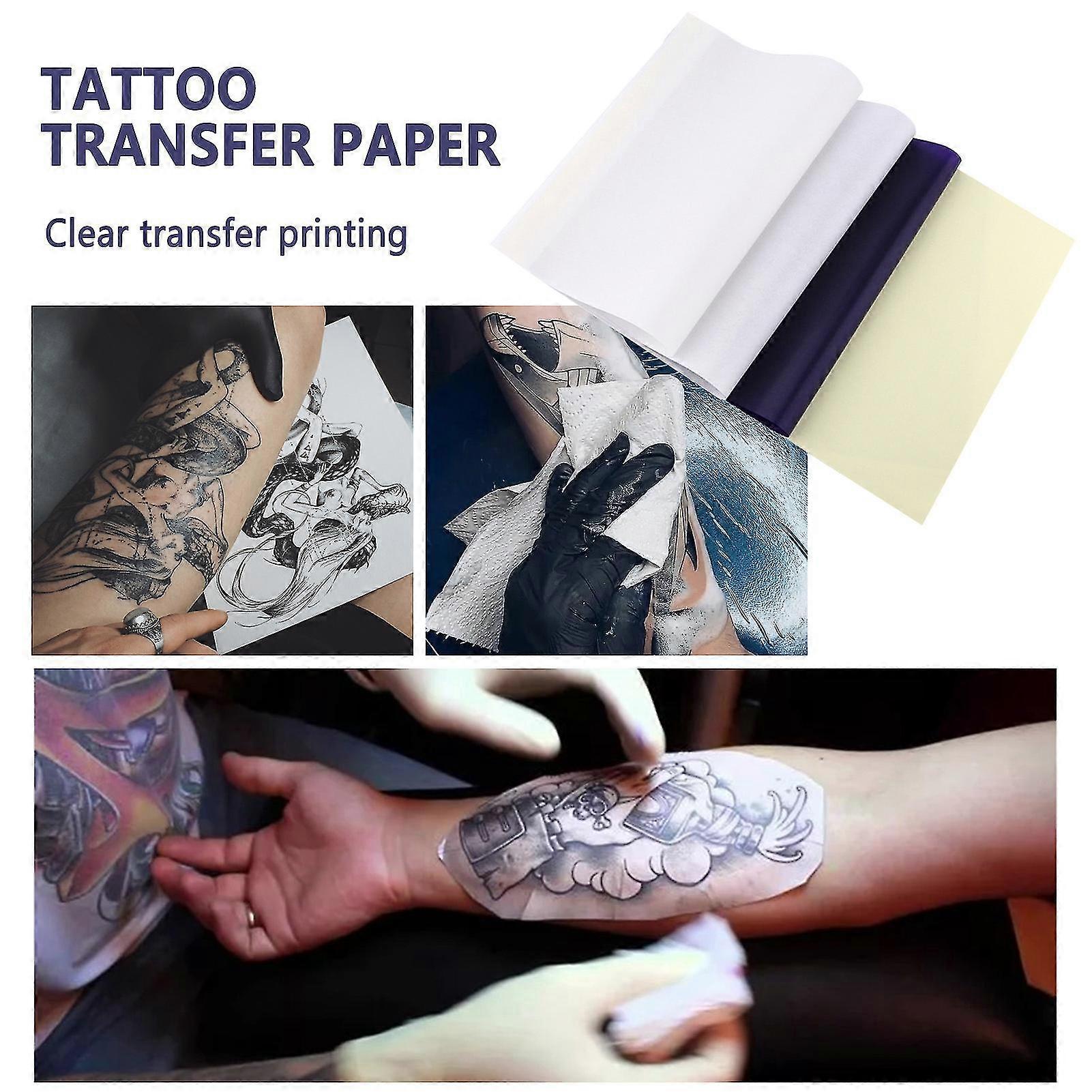 A4 Tattoo Transfer Paper Tattoo Stencil Thermal Transfer Paper Reusable ...