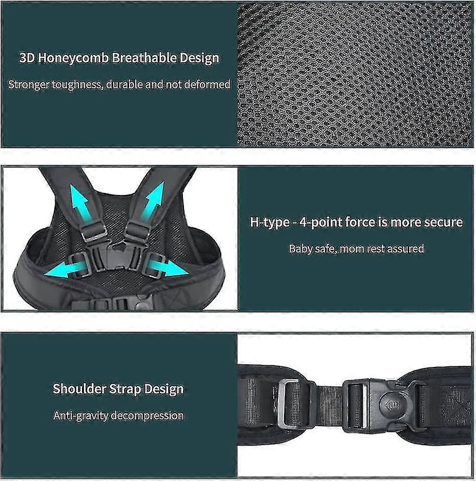 Children's Motorcycle Harness With Pockets, Adjustable Reflective Strip ...