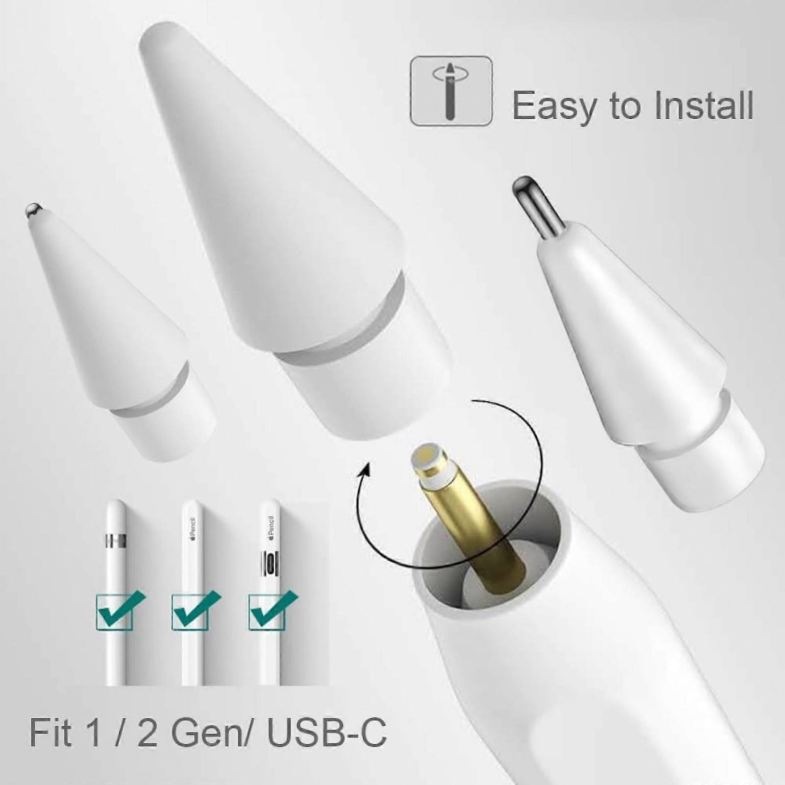 Upgraded Replacement Tips for Apple Pencil, Mix Metal Tips for Apple ...