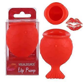 Sexy Lips Pump Soft Silicone Lip Enhancer Fish Shape Lip Lips Enhancer ...