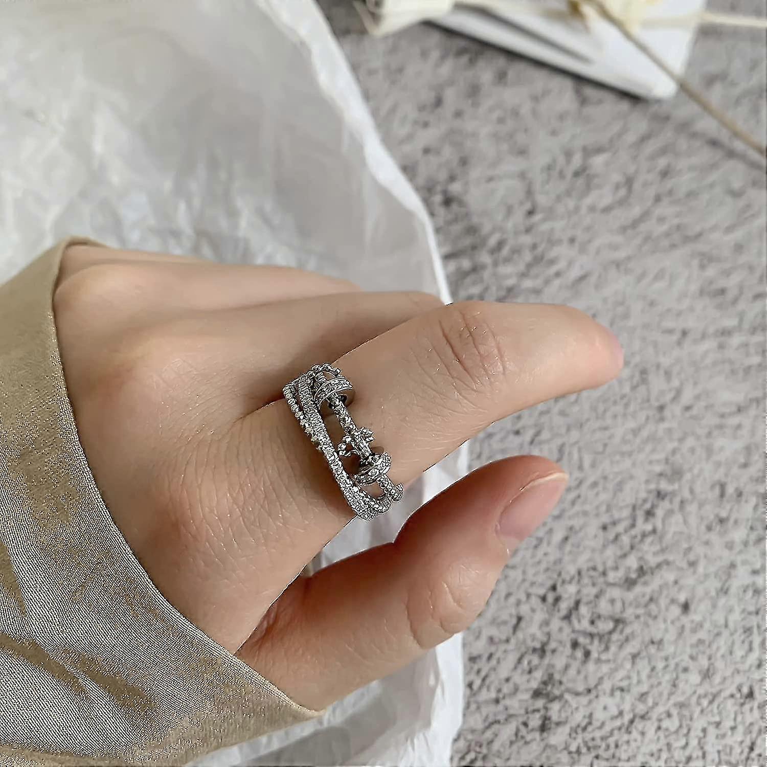 Rings anxiety meditation rings for women girls to my daughter with ...