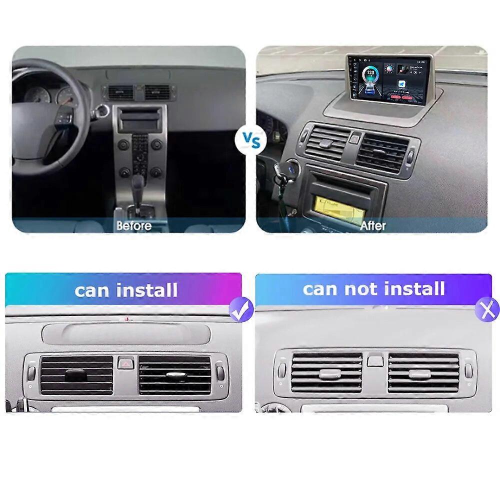 IPS Screen for Volvo S40 C30 C70 2004-2013 2din Car Radio Stereo ...