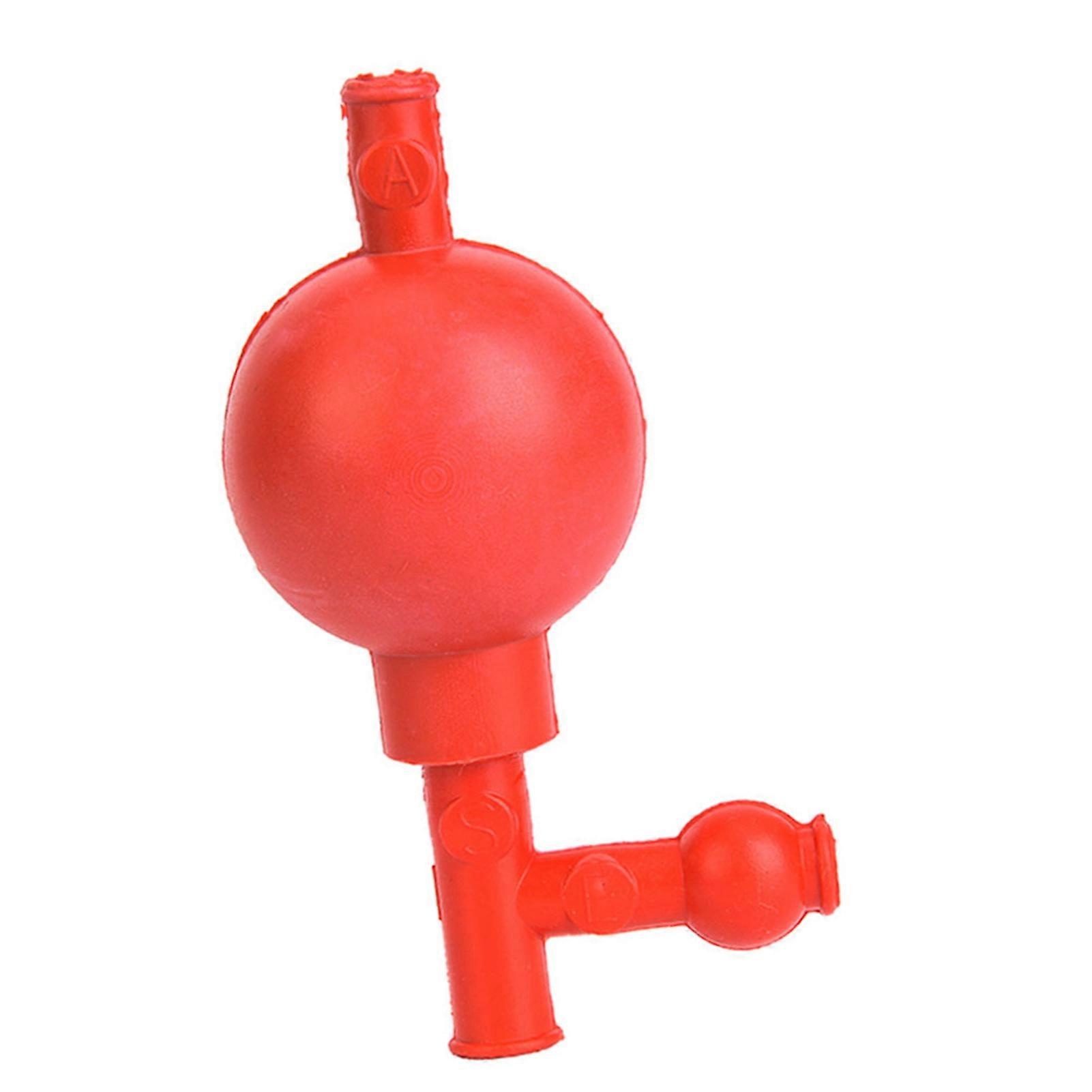 Lab Rubber Suction Bulb Safe Quantitative Pipette Ball with 3 Openings ...
