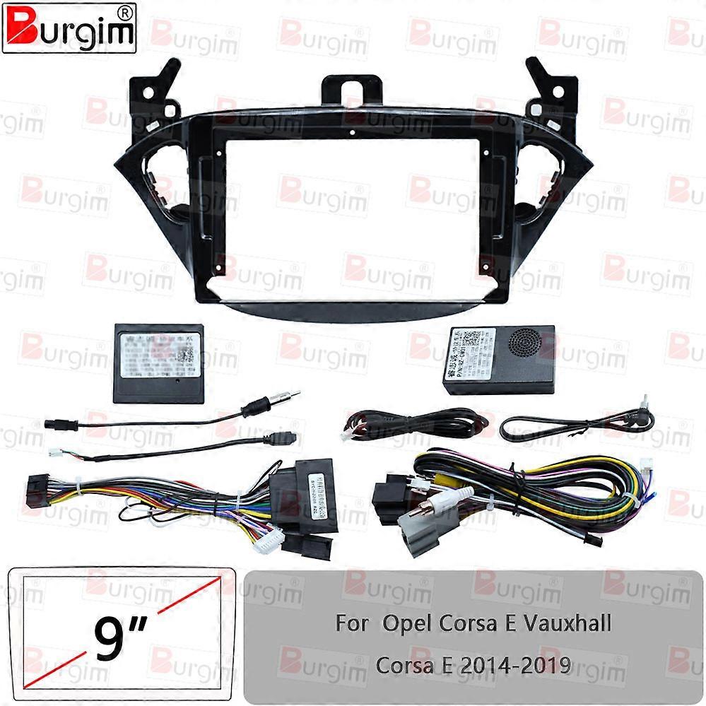 Car Radio Fascias Frame For Opel Corsa E Vauxhall Corsa E 2014-2019 9 ...