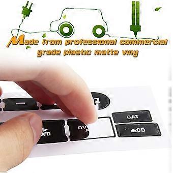 07-14 GM Vehicles Radio Dash Button Repair Kit Decal Fix Ruined Faded ...