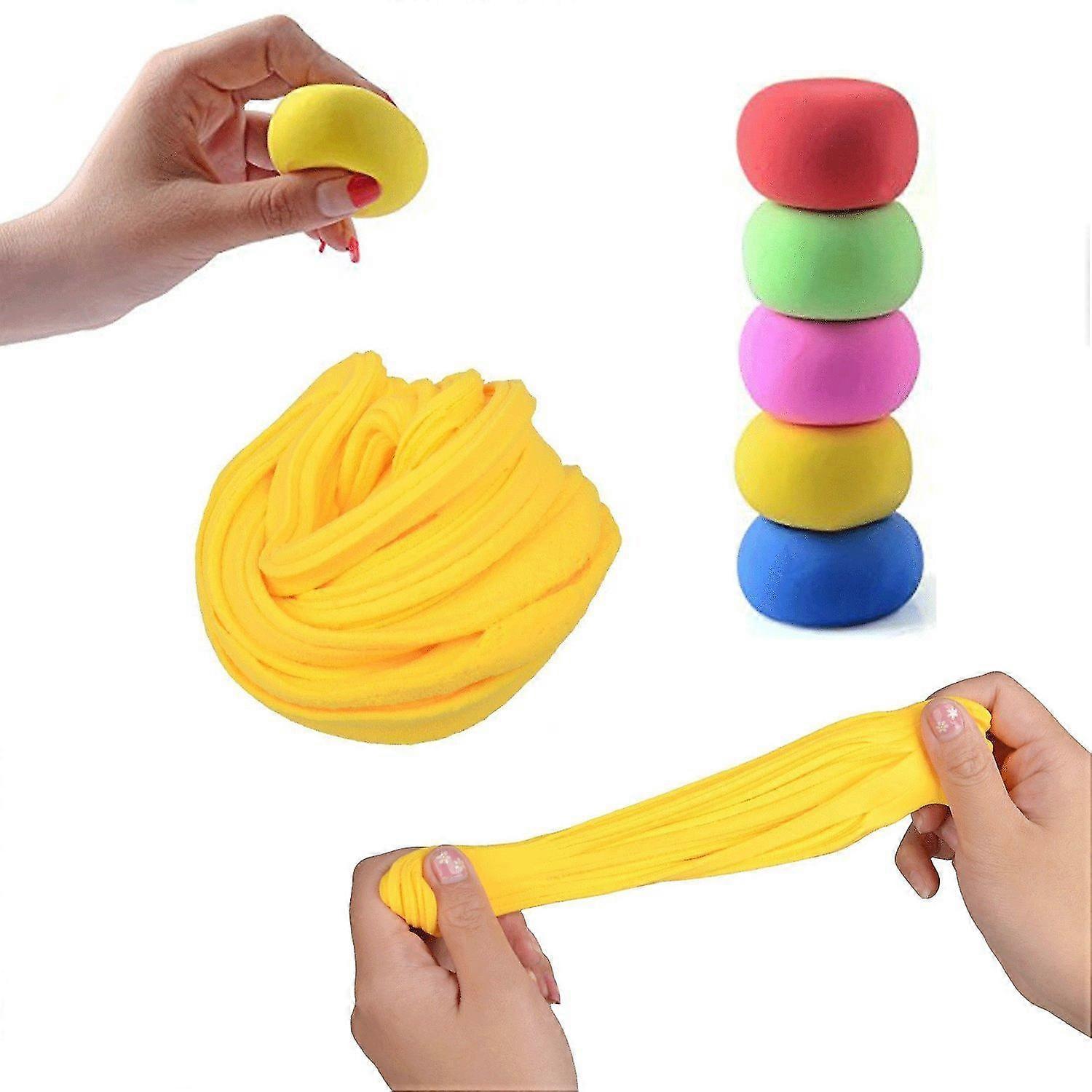 36 Pack Modeling Clay Fluffy Slime, 36 Colors DIY Soft Magic Clay Craft ...