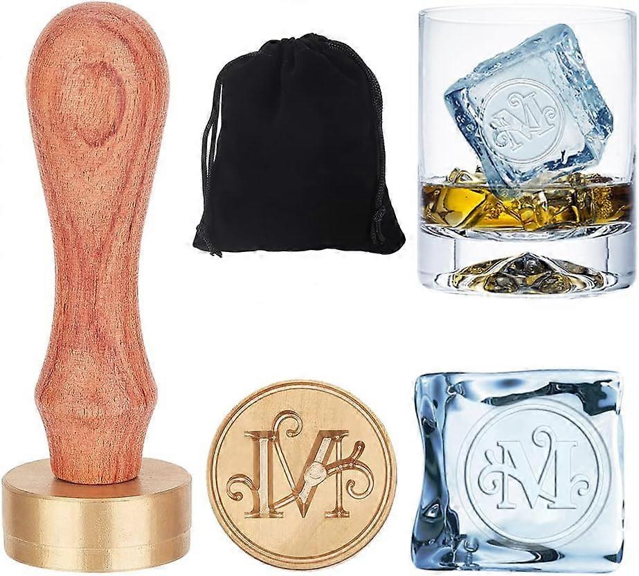 Custom Ice Stamp 1.2" Personalized Ice Cube Stamp Ice Branding Stamp ...