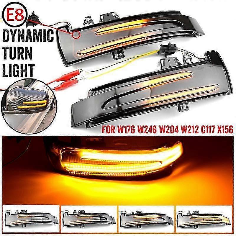 Dynamic LED Turn Signal Rearview Mirror Indicator Blinker Light ...