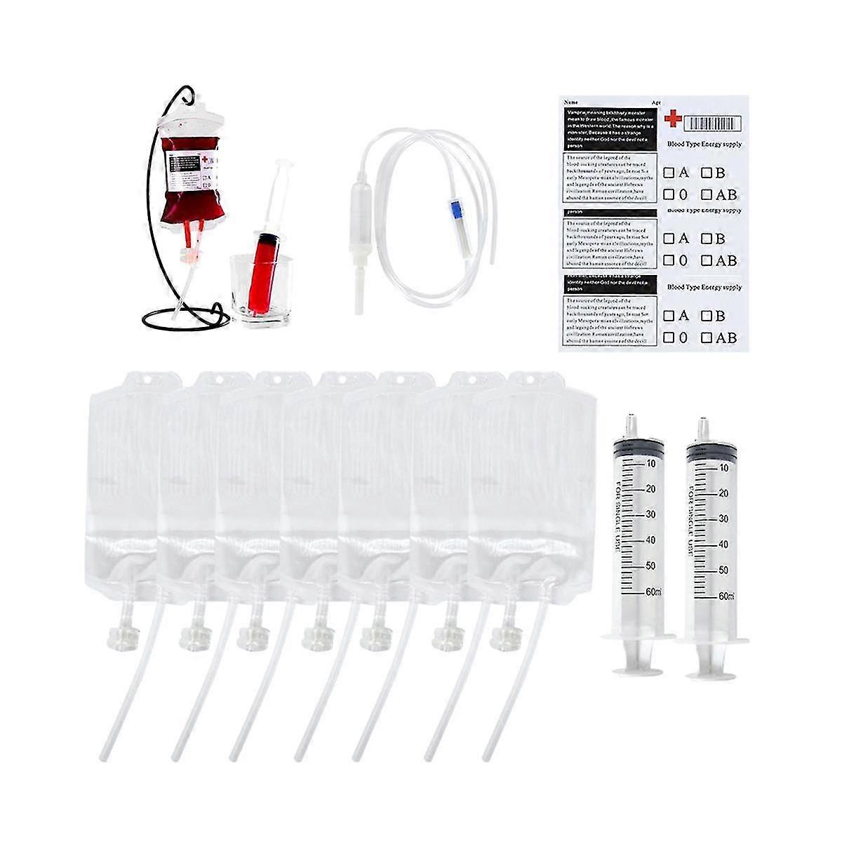 Halloween Blood Bag Alcohol Juice Drinking Bag Halloween Birthday Party ...