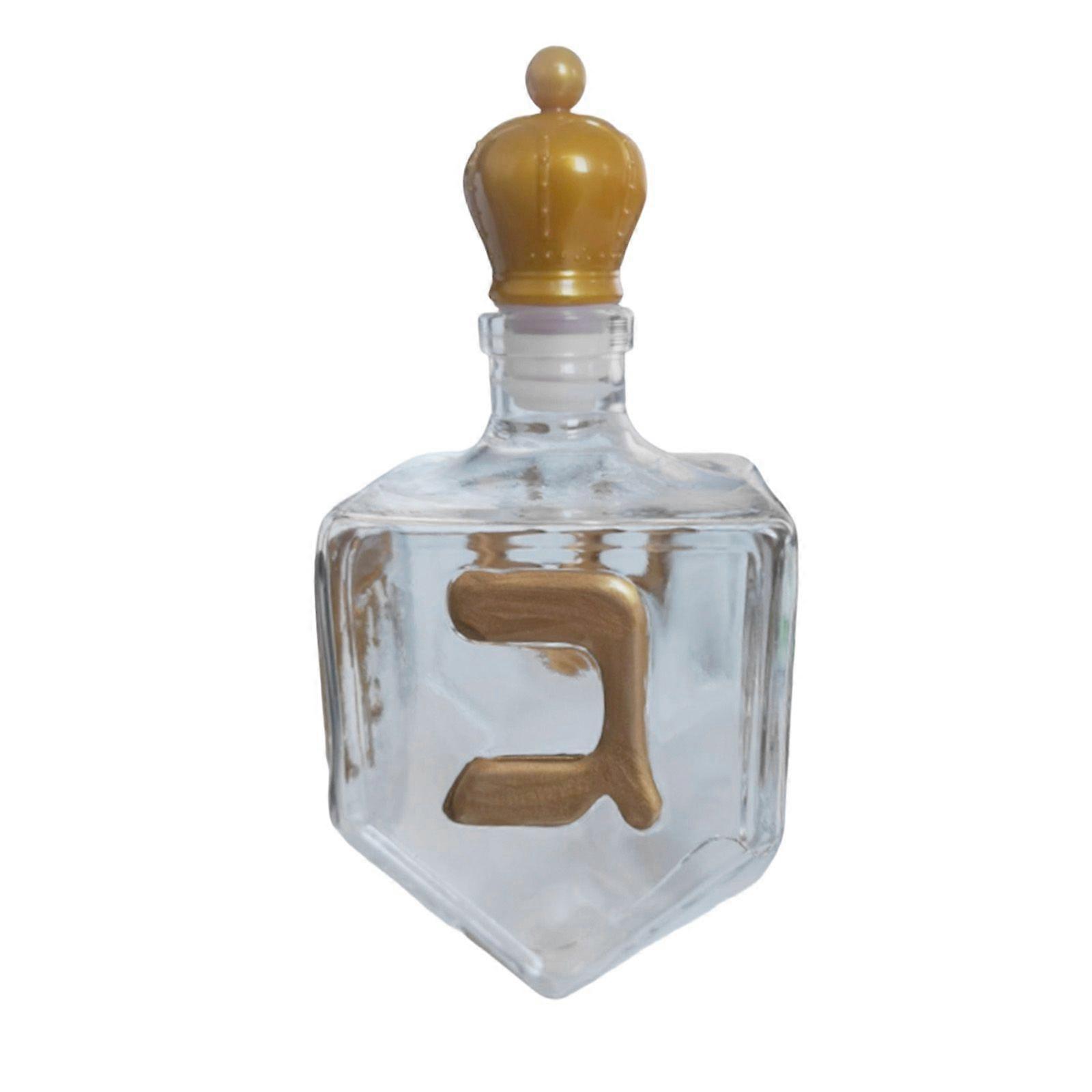 Hanukkah 2026 Dreidel Whiskey Bottle Glass Whiskey Bottle Decanter ...