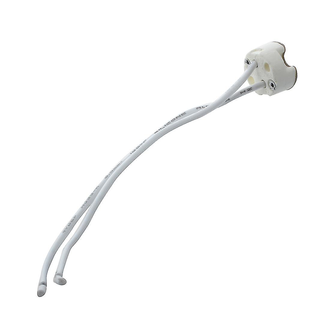 15 Pcs White Mr16 Gu5.3 Ceramic Base Socket Led Light Lamp Holder ...