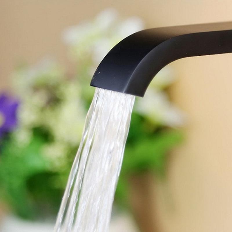 Bathroom Basin Faucet Cold Water Faucet Bathtub Waterfall Spout Vessel ...