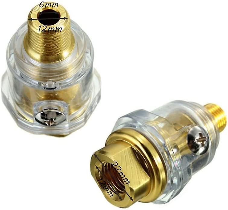 Pneumatic Oiler 2 Pieces Pneumatic Oiler Compressed Air Lubricator Mini ...