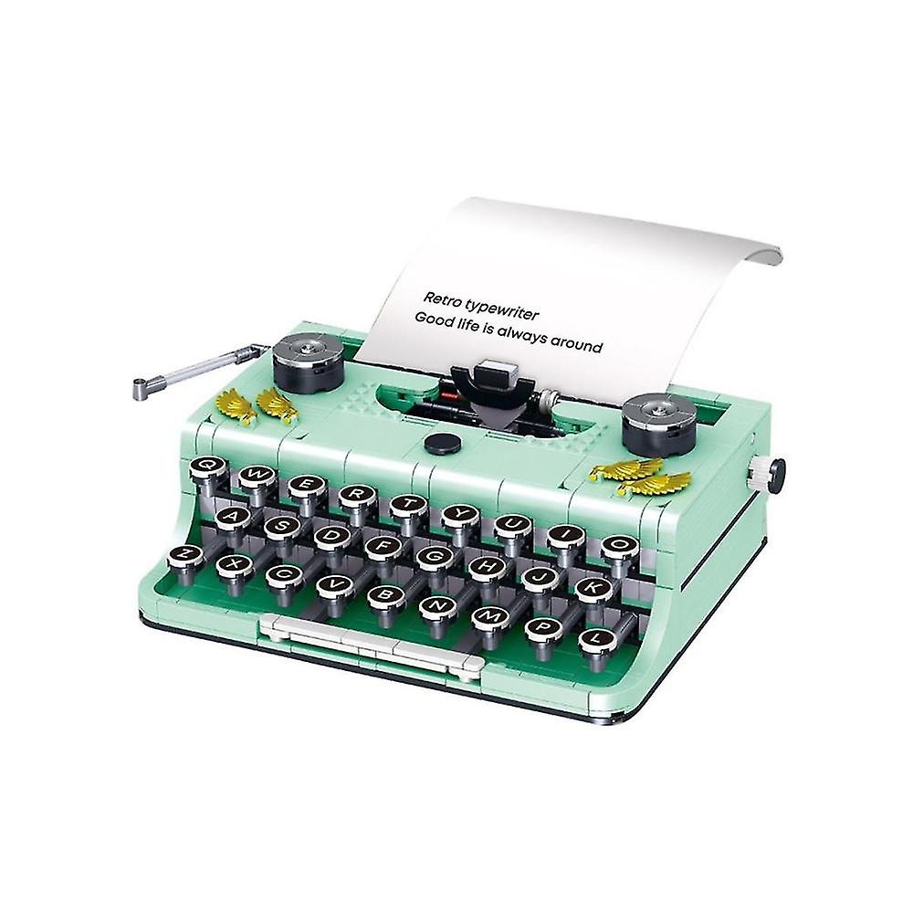 820pcs Technical Expert Retro Typewriter Printer Model Block Simulation ...