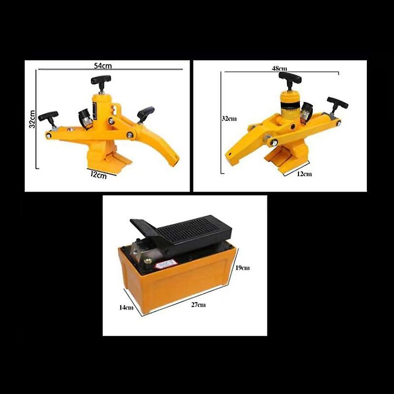 New 10t Forklift Tire Pickup Tool Pneumatic Portable Tire Press ...