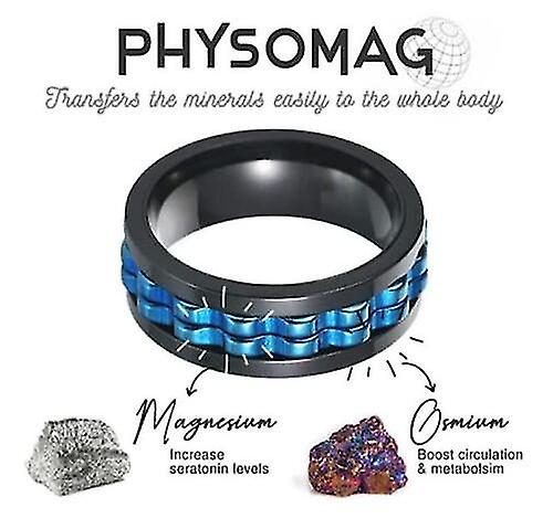 Unisex Anti Anxiety Rings Silver Adjustable Anxiety Relief Spinning ...