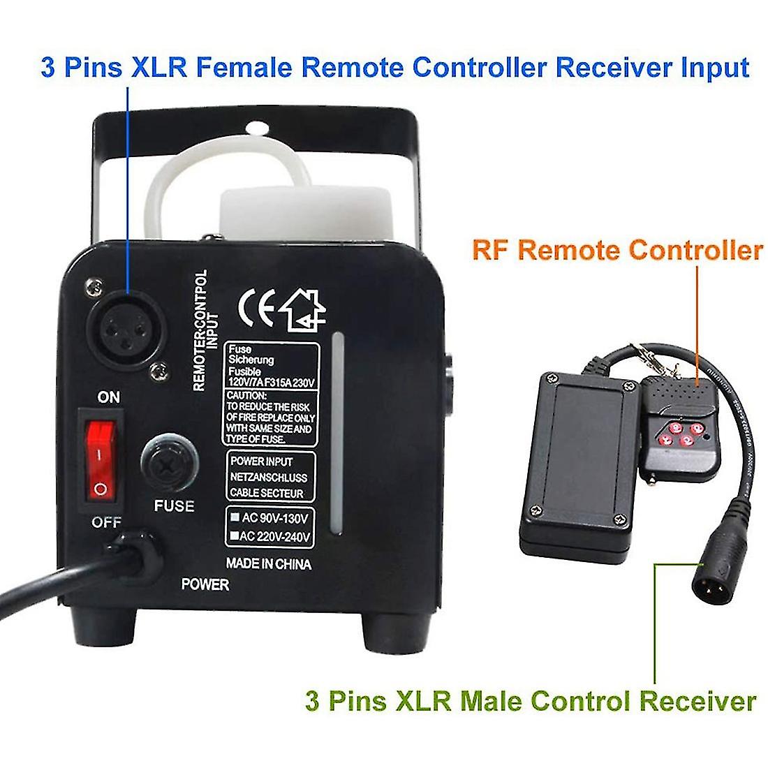Portable 3 Pins Xlr Wireless Remote Control Receiver For Smoke Fog ...