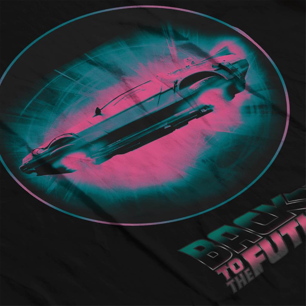 Back to the Future Delorean Flying Pink Haze Men's Varsity Jacket ...